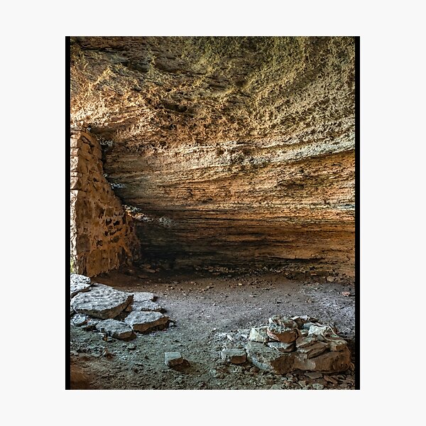 Lámina fotográfica «Moonshiners Cave Cliff Dwelling - Gráfico de los ...