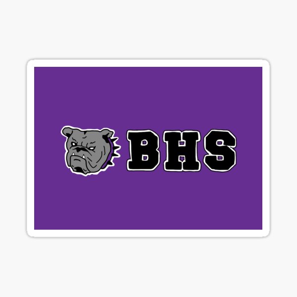 "BHS" Sticker for Sale by CustomStickys | Redbubble