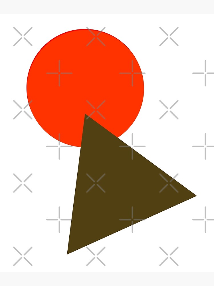 "Circle and triangle, Kazimir Malevich (1913)" Poster for Sale by ...