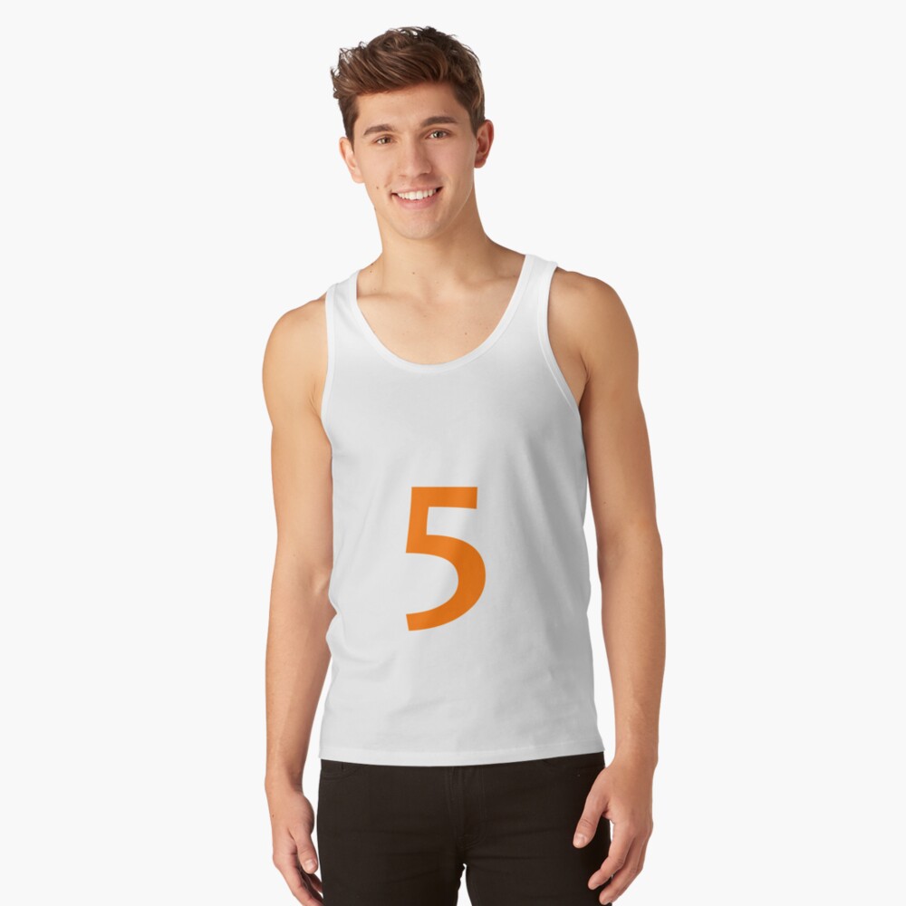 "Orange color Number 5 | Orange color Number Five" Sticker for Sale by ...
