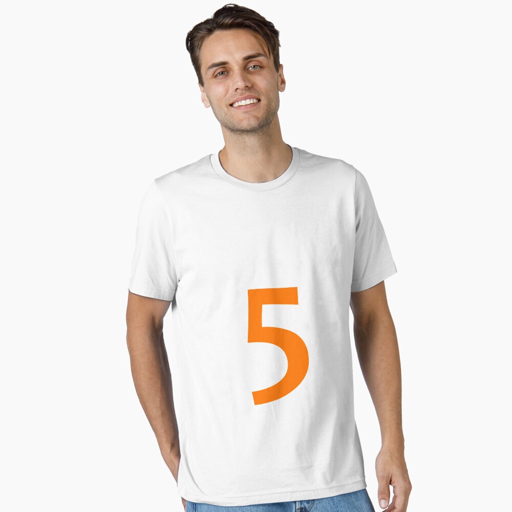 "Orange color Number 5 | Orange color Number Five" Sticker for Sale by ...