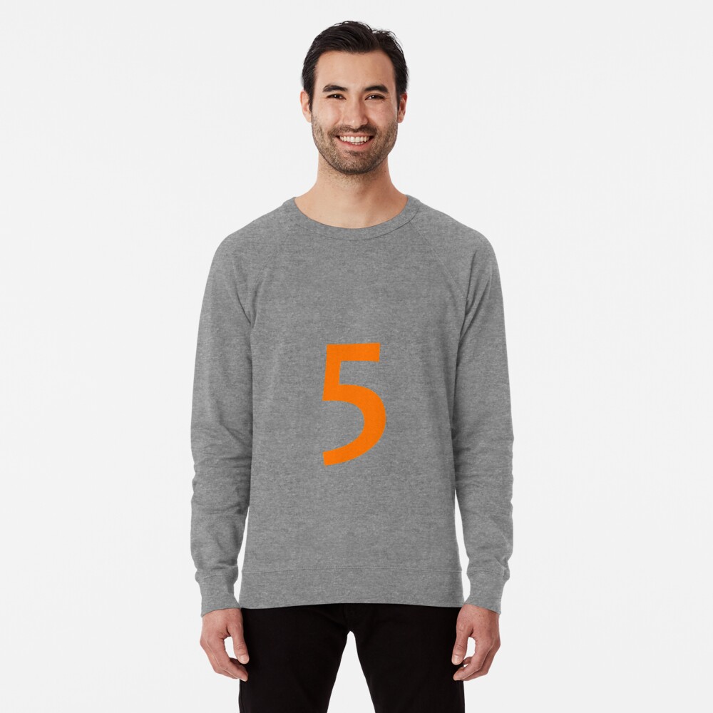"Orange color Number 5 | Orange color Number Five" Sticker for Sale by ...