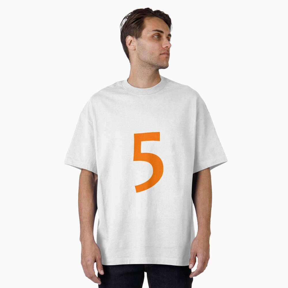 "Orange color Number 5 | Orange color Number Five" Sticker for Sale by ...