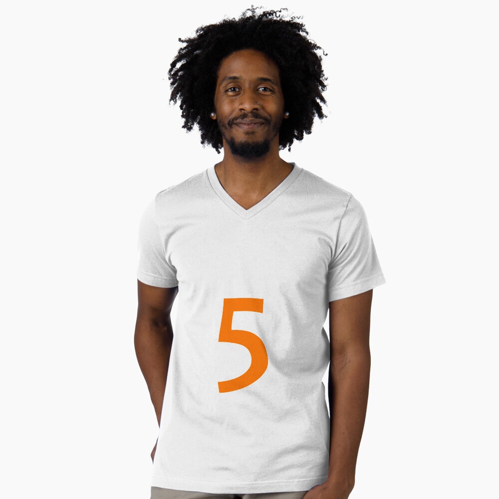 "Orange color Number 5 | Orange color Number Five" Sticker for Sale by ...