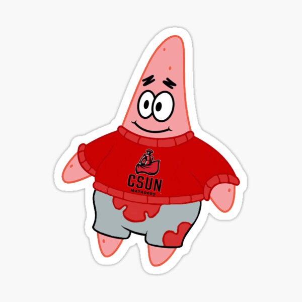 "Patrick loves CSUN" Sticker for Sale by makpendleton | Redbubble
