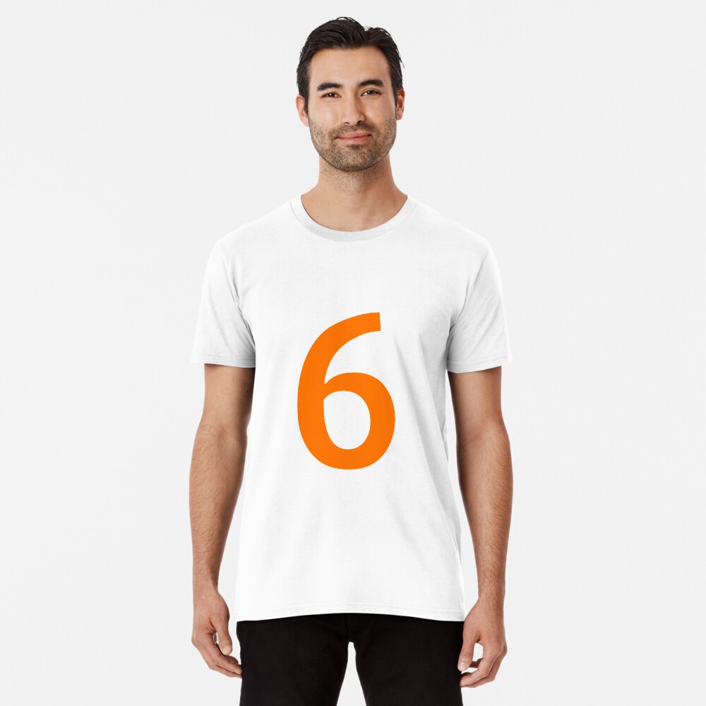 "Orange color Number 6 | Orange color Number Six" Sticker for Sale by ...