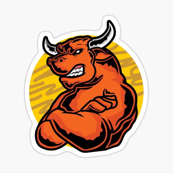 "Bull Illustration - Retro Vintage Angry Bull Design Gift Idea For ...