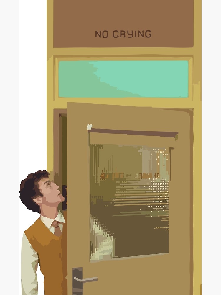 "The French Dispatch, no crying" Poster by AlinaGil | Redbubble