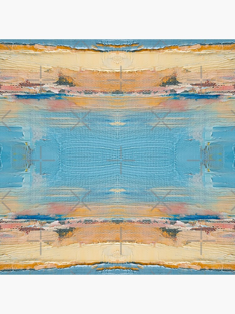 "Sandy Beach Border Painting " Poster for Sale by ylavine-rb | Redbubble