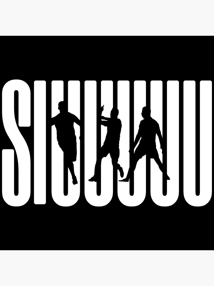 "Siuuu Cristiano ronaldo CR7 funny " Poster for Sale by sizamix | Redbubble