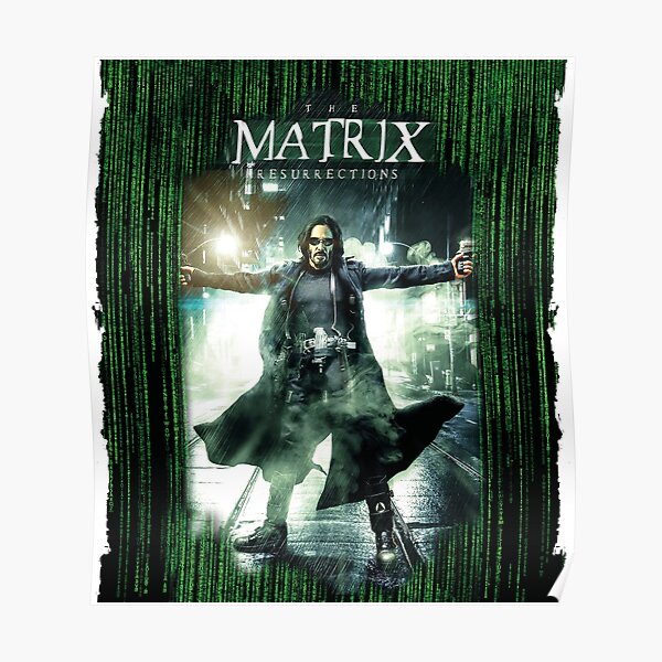 "MATRIX CODE" Poster by animacionjec | Redbubble