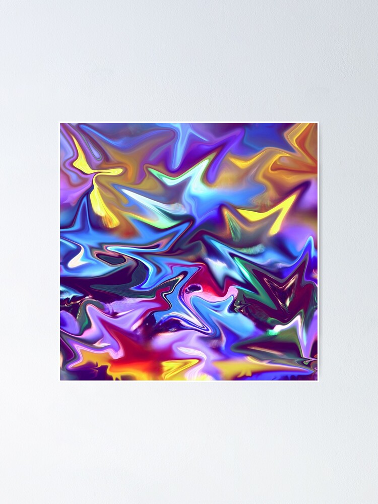 "Sharp Colors" Poster for Sale by Vilorion | Redbubble