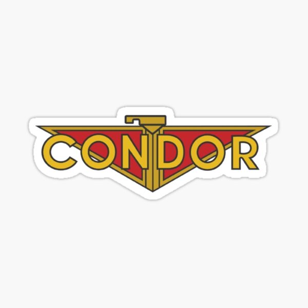 "VINTAGE CONDOR T" Sticker for Sale by cseely | Redbubble