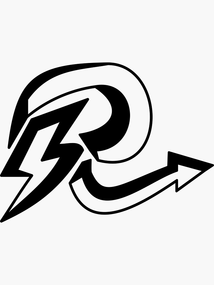 "3d letter R logo" Sticker for Sale by Yusuf-Design | Redbubble