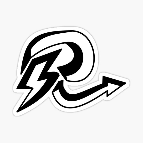 "3d letter R logo" Sticker for Sale by Yusuf-Design | Redbubble