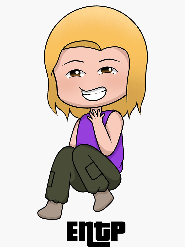 "Chibi ENTP" Sticker for Sale by mbtimes | Redbubble