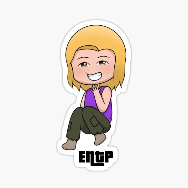 "Chibi ENTP" Sticker for Sale by mbtimes | Redbubble