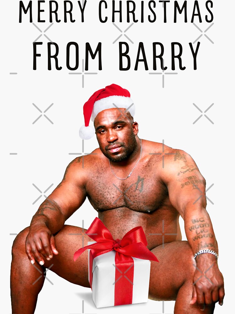 "barry wood christmas gift card " Sticker for Sale by freestylestore | Redbubble