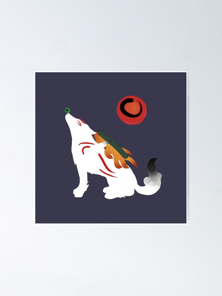 "Amaterasu and Issun" Poster by Radiantoes | Redbubble
