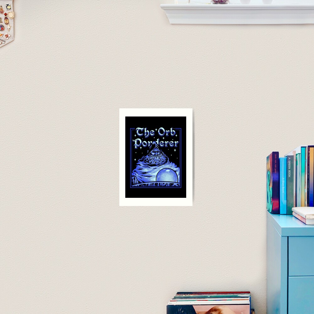 "The Orb Ponderer - Pondering Orb Wizard with Magic Ball Magician MEME ...