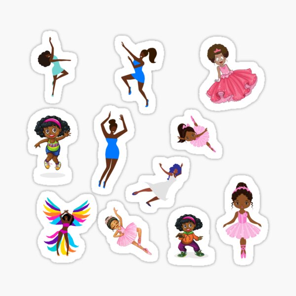 "Trending African American girl dancing design gift ideas for art ...