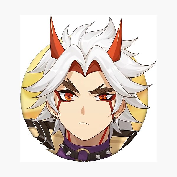 "Itto Genshin Impact wallpapers itto icons" Photographic Print by ...