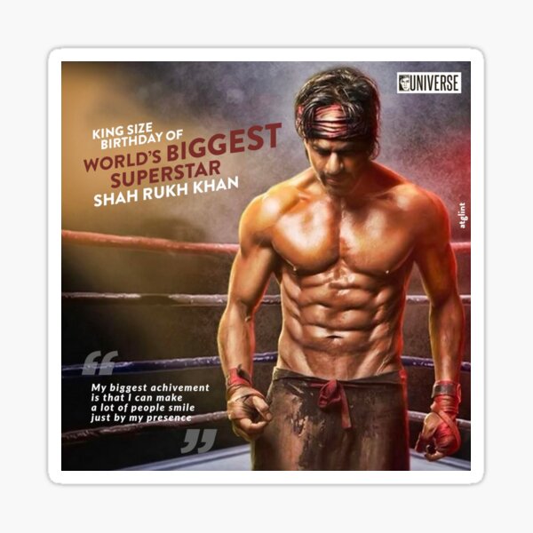 "shahrukh khan" Sticker for Sale by vierzga | Redbubble