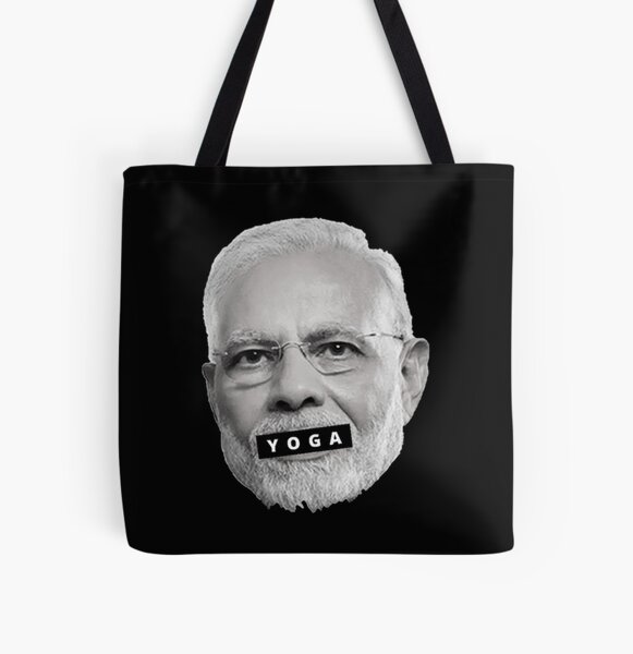 Pencil Sketch Of Hon PM Narendra Modi Tote Bag By Swarangi