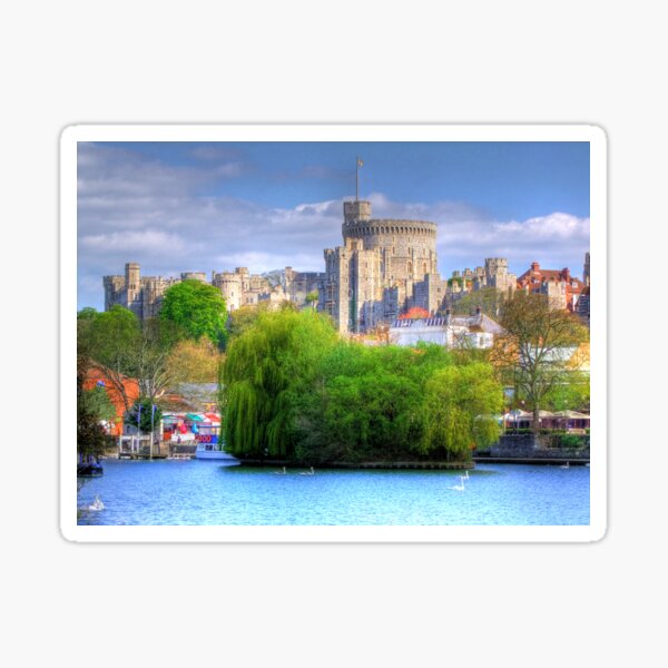 "Windsor Castle and the River Thames - HDR" Sticker for Sale by ...