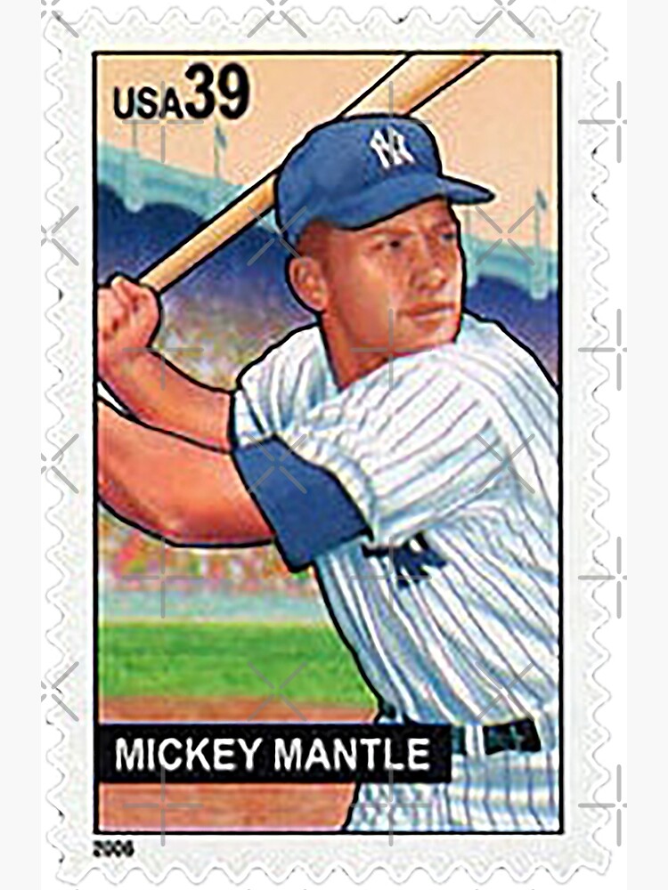 "Mickey Mantle Postage Stamp, 39 cents US Postage stamp, Baseball ...