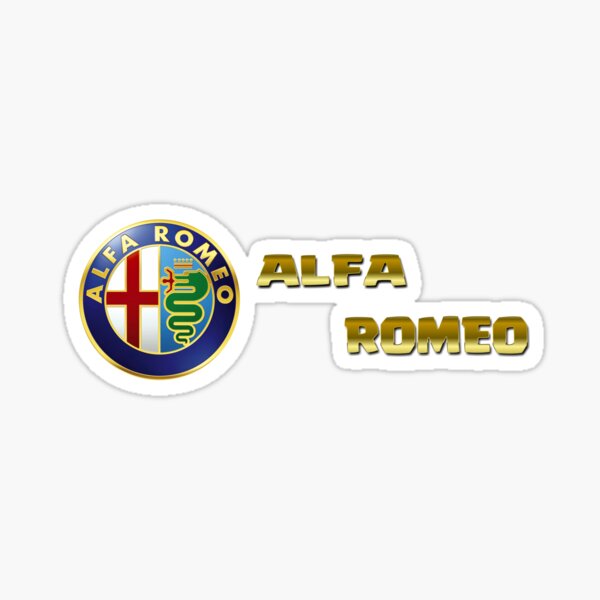 "ALFA ROMEO" Sticker by The5saint | Redbubble
