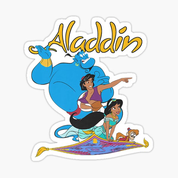 "Aladdin Group Classic Magic Carpet Ride " Sticker for Sale by ...