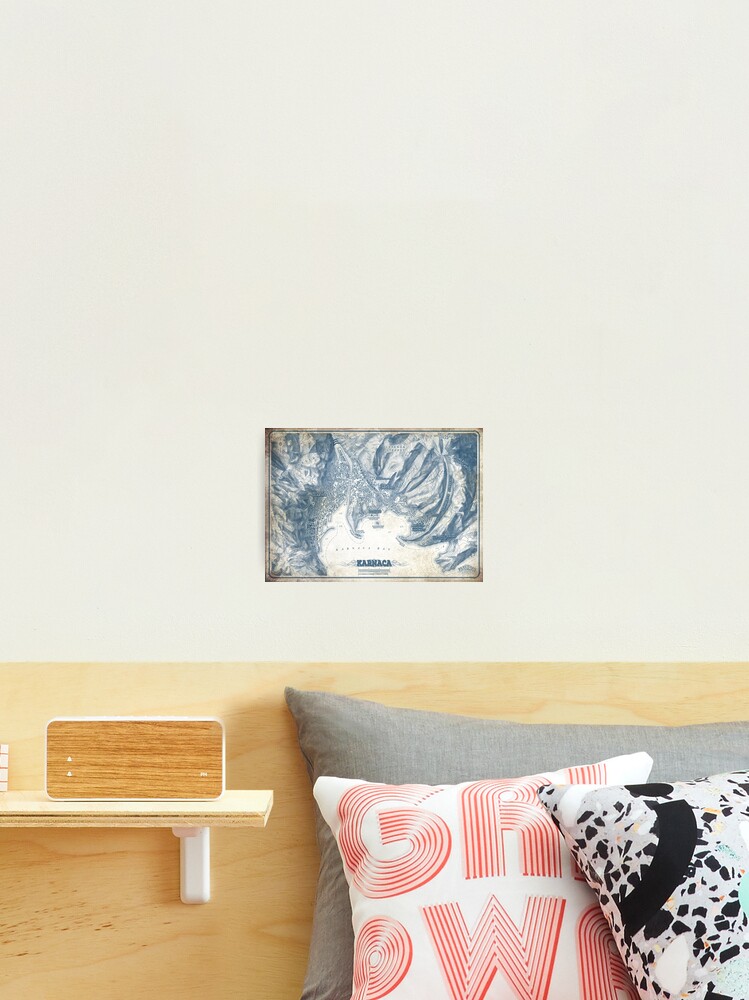 "Map of Karnaca" Photographic Print for Sale by mistursuperstar | Redbubble