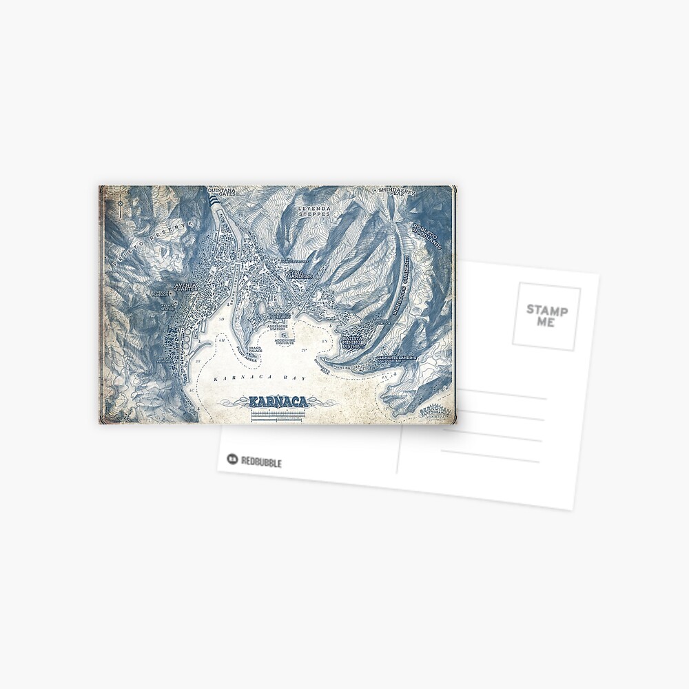 "Map of Karnaca" Photographic Print for Sale by mistursuperstar | Redbubble