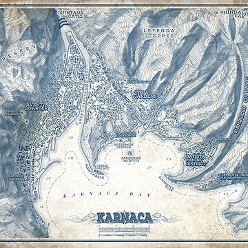 "Map of Karnaca" Photographic Print for Sale by mistursuperstar | Redbubble