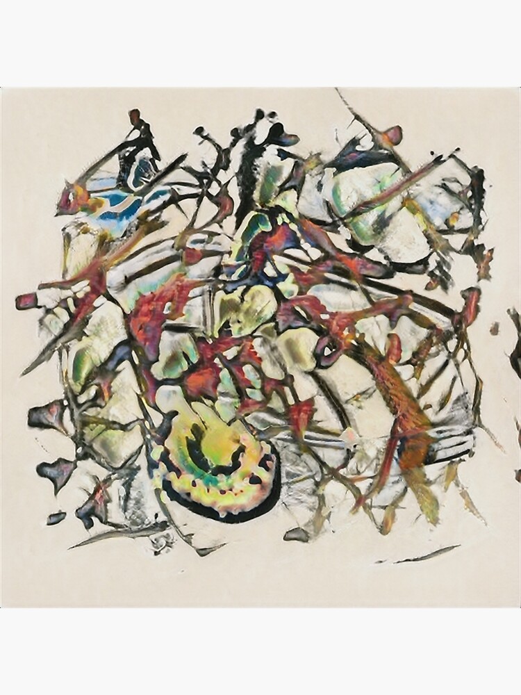 "Confused Boy Part II - Modern Abstract Art" Sticker by machineink ...