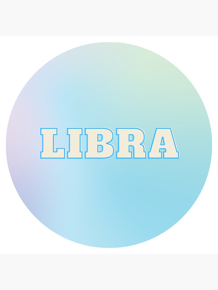 "Libra sticker" Sticker for Sale by ssmileystickers | Redbubble