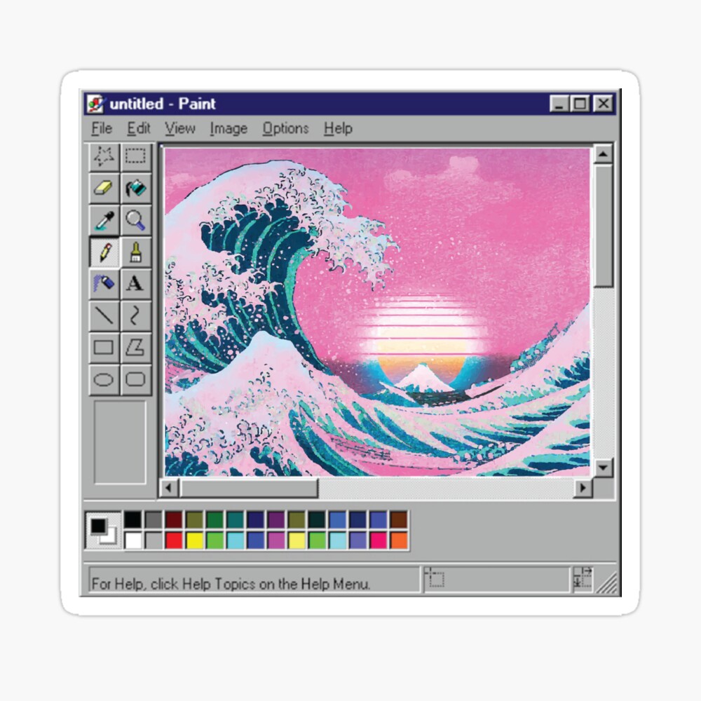 Microsoft Paint Aesthetic Poster | atelier-yuwa.ciao.jp