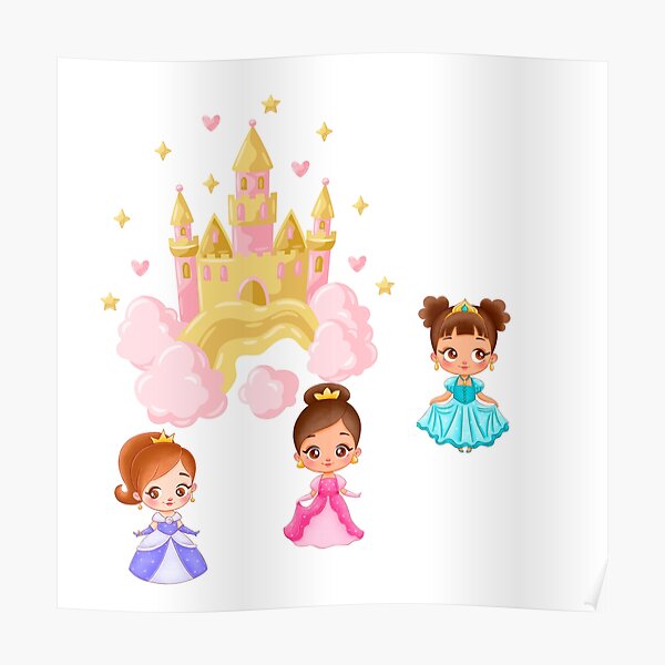 "Princess Castle" Poster for Sale by SkyCielo | Redbubble
