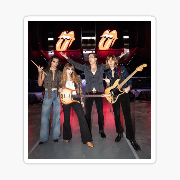 "MANESKIN" Sticker for Sale by davidfiles | Redbubble