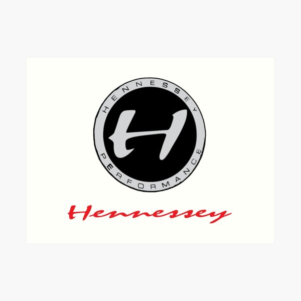 "CAR - "HENNESSEY POTRAIT" - LOGO " Art Print for Sale by AnnMorton501 ...