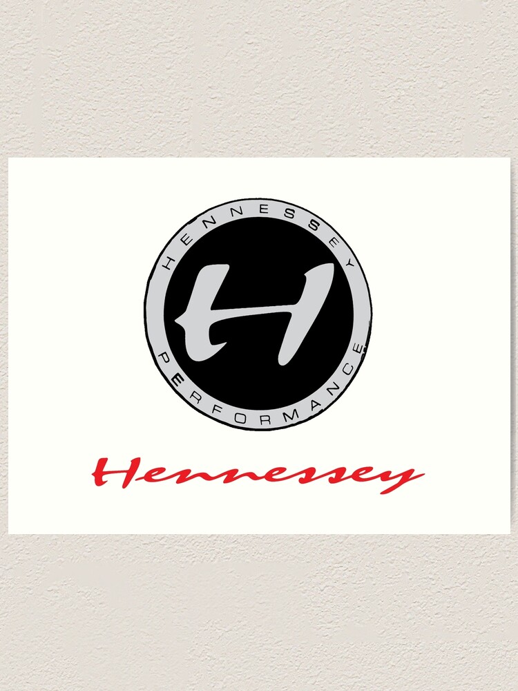 "CAR - "HENNESSEY POTRAIT" - LOGO " Art Print for Sale by AnnMorton501 ...