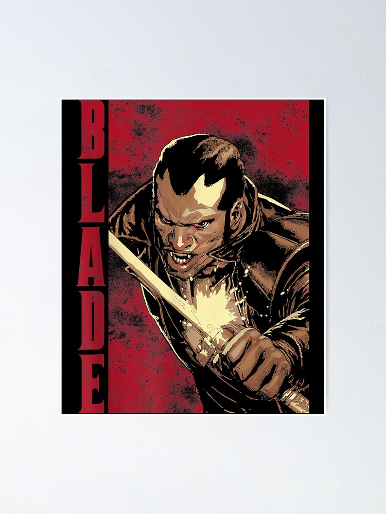 "Blade Epic Sword Deflect Hit Or Miss Graphic " Poster for Sale by ...