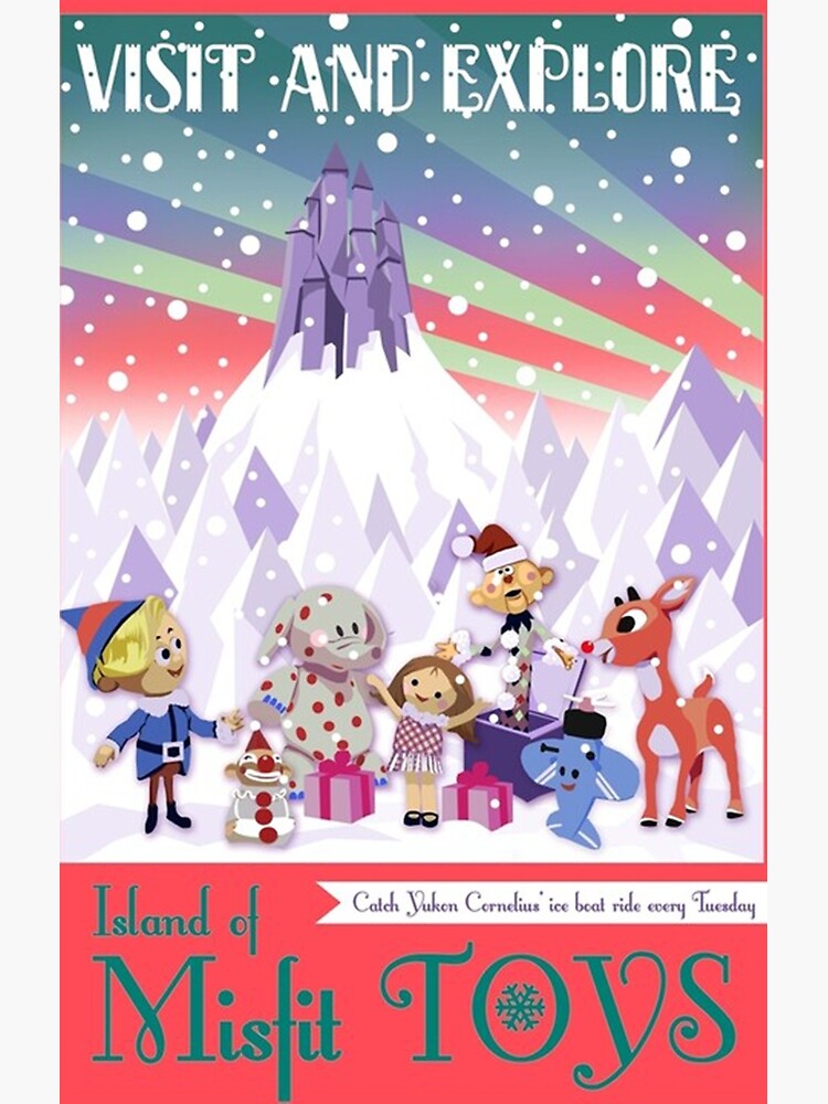 "Island of Misfit Toys" Poster for Sale by vincentaterrell | Redbubble