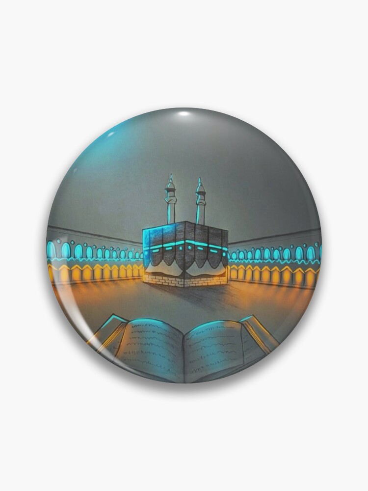 Pin Madina Makkah En Kaaba Pins And Buttons For Sale | Redbubble