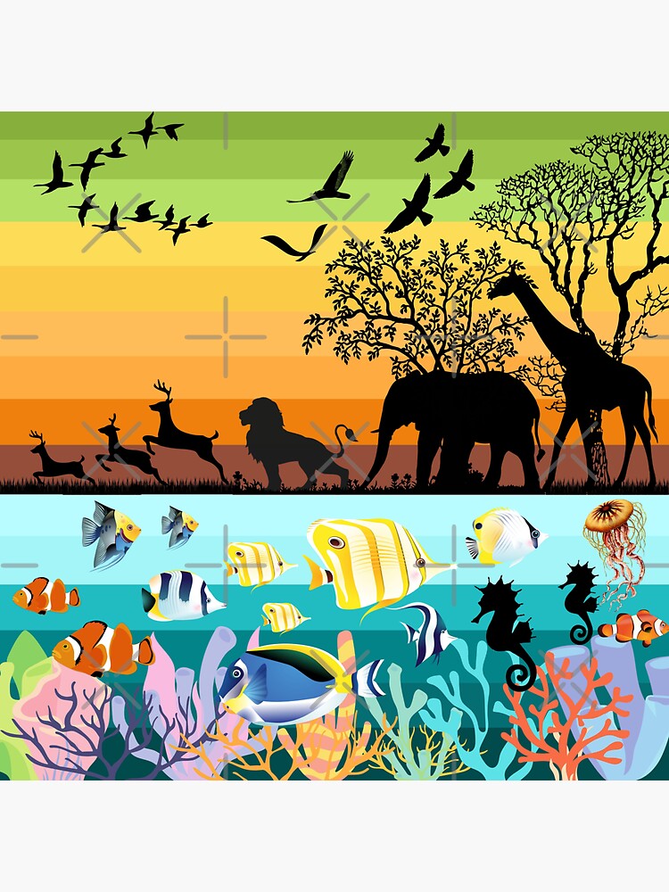 "Biodiversity" Sticker for Sale by MiracleofArts | Redbubble