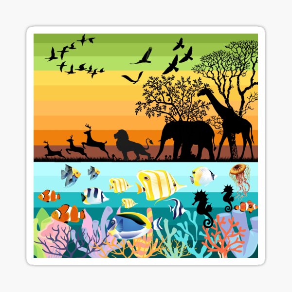 "Biodiversity" Sticker for Sale by MiracleofArts | Redbubble