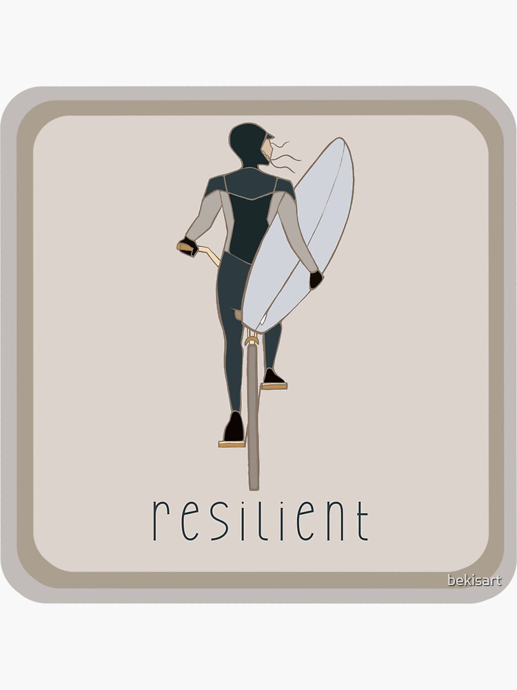 "Resilient " Sticker by bekisart | Redbubble