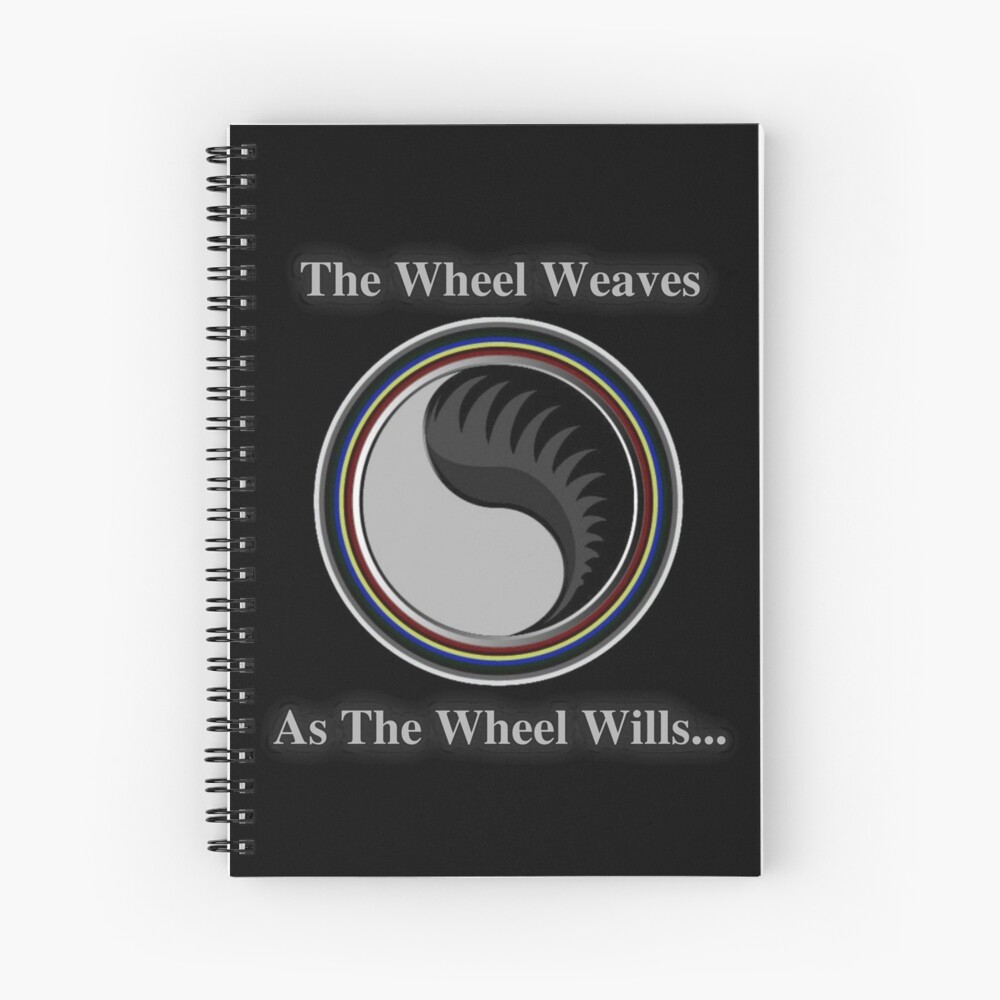 "The Wheel Weaves Aes Sedai Symbol" Spiral Notebook by WheelOfTimeAC ...