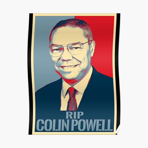"Colin Powell Died Rip Classic" Poster by TammyGomez11 | Redbubble